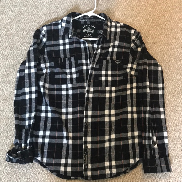Superdry | Tops | Plaid Shirt | Poshmark
